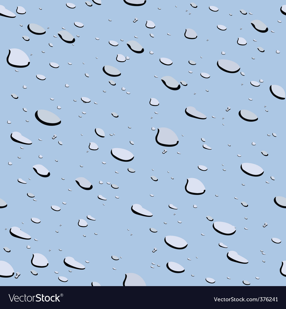 Water drops pattern Royalty Free Vector Image - VectorStock