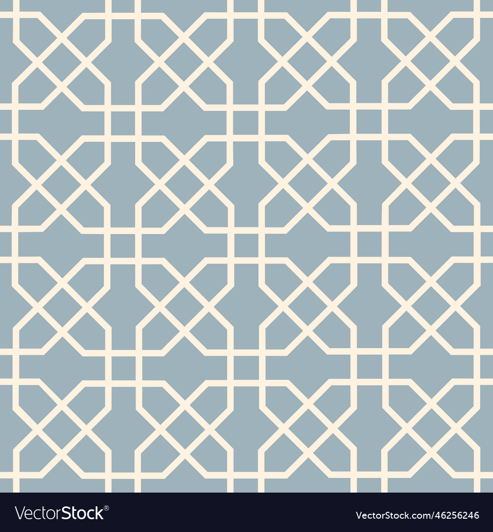 Abstract Geometric Retro Seamless Pattern Mosaic Vector Image