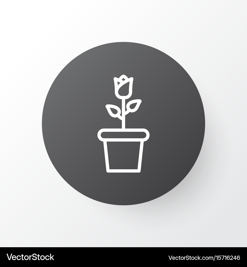 Bloom icon symbol premium quality isolated floret Vector Image