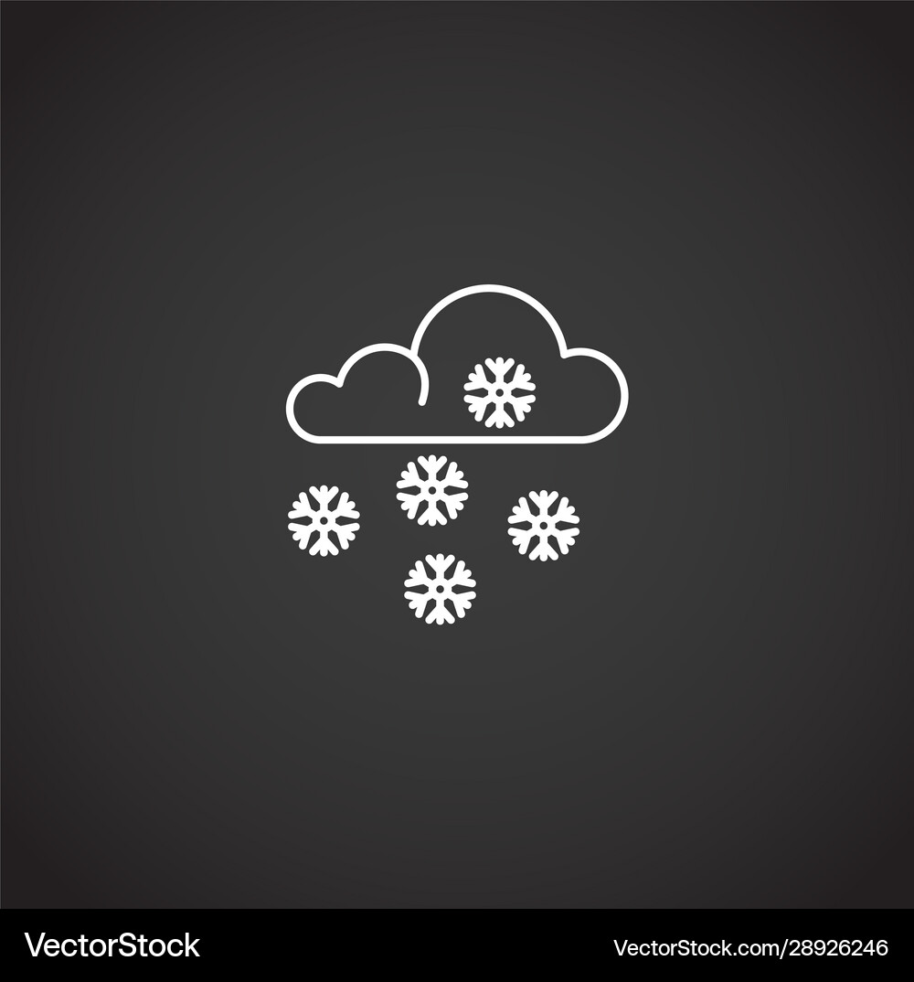 Winter related icon on background for graphic Vector Image