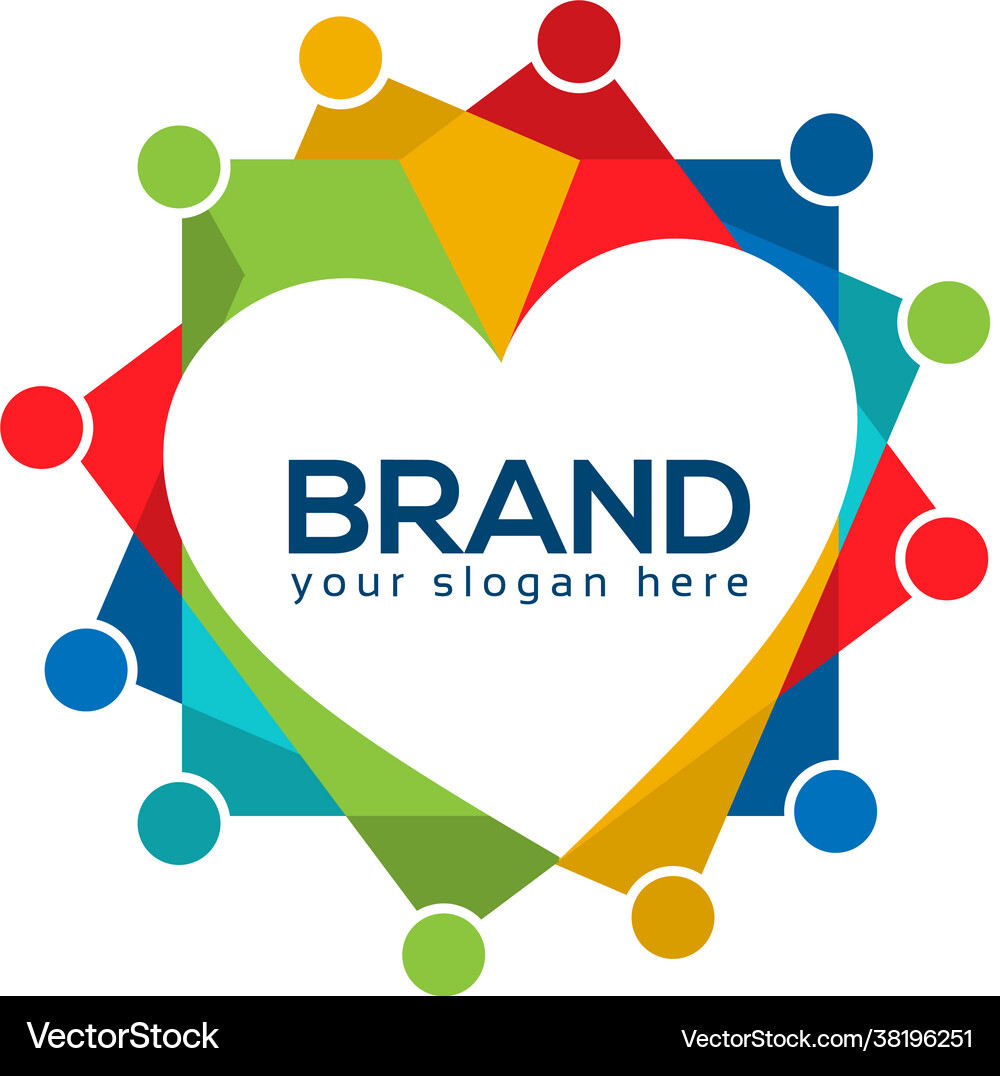 Community people concept icon people together Vector Image
