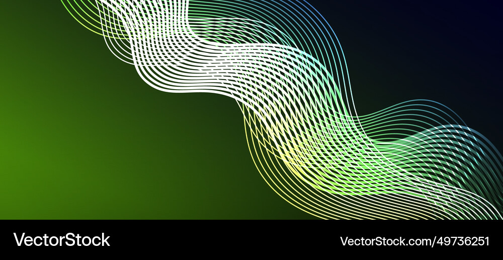 Dynamic wave geometric design Royalty Free Vector Image