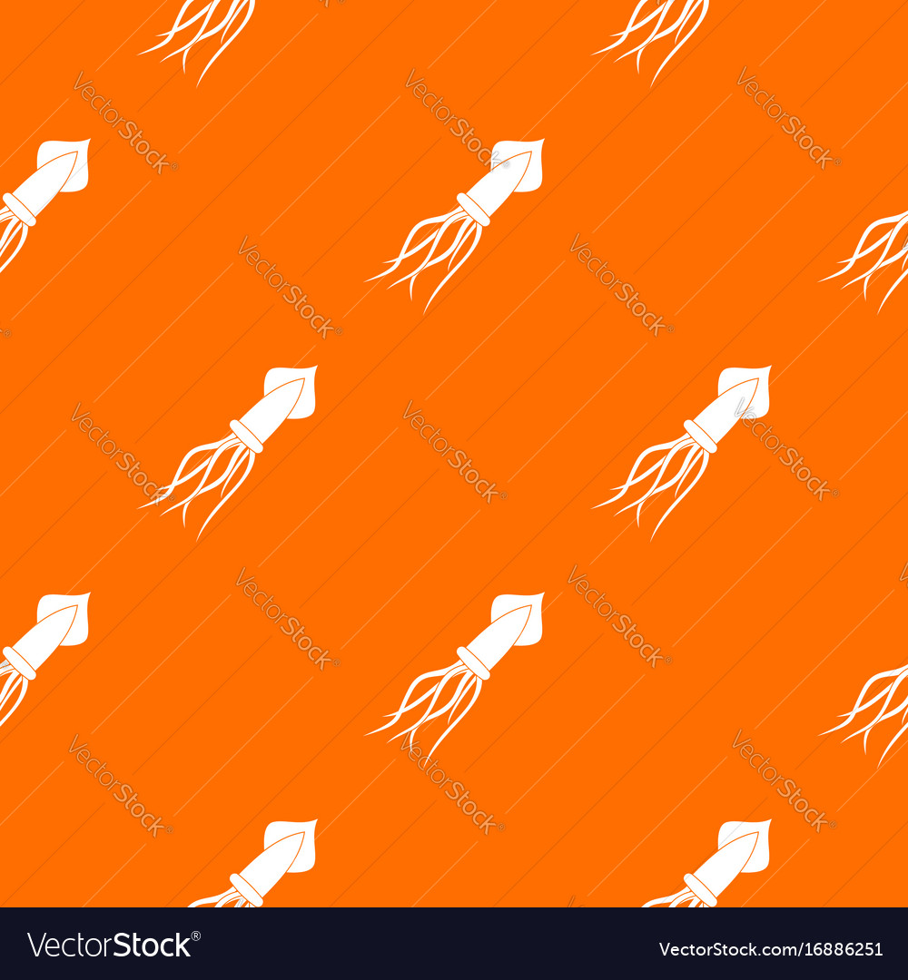 Squid pattern seamless Royalty Free Vector Image