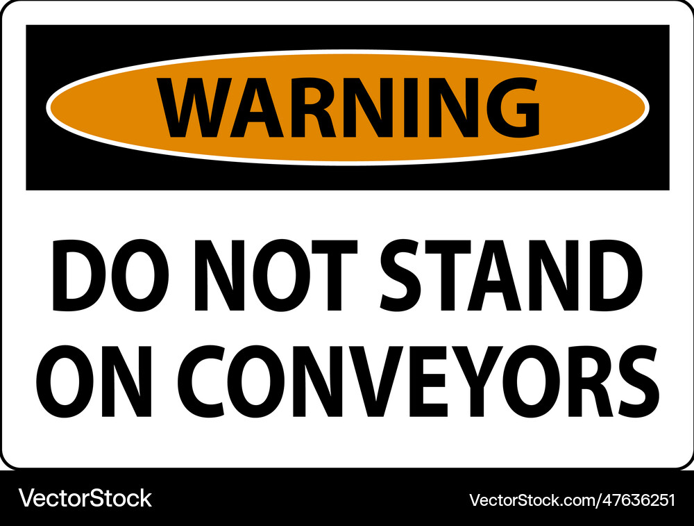 Warning sign do not climb sit walk or ride Vector Image