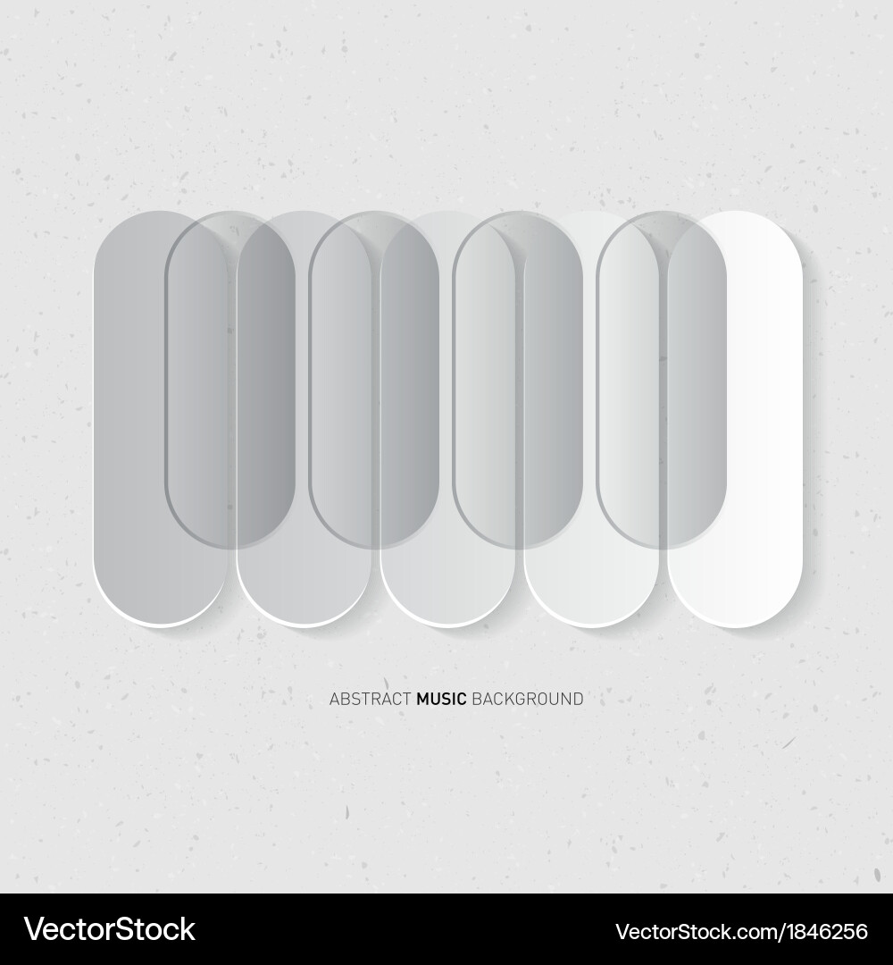 Abstract music grey background piano keyboard Vector Image