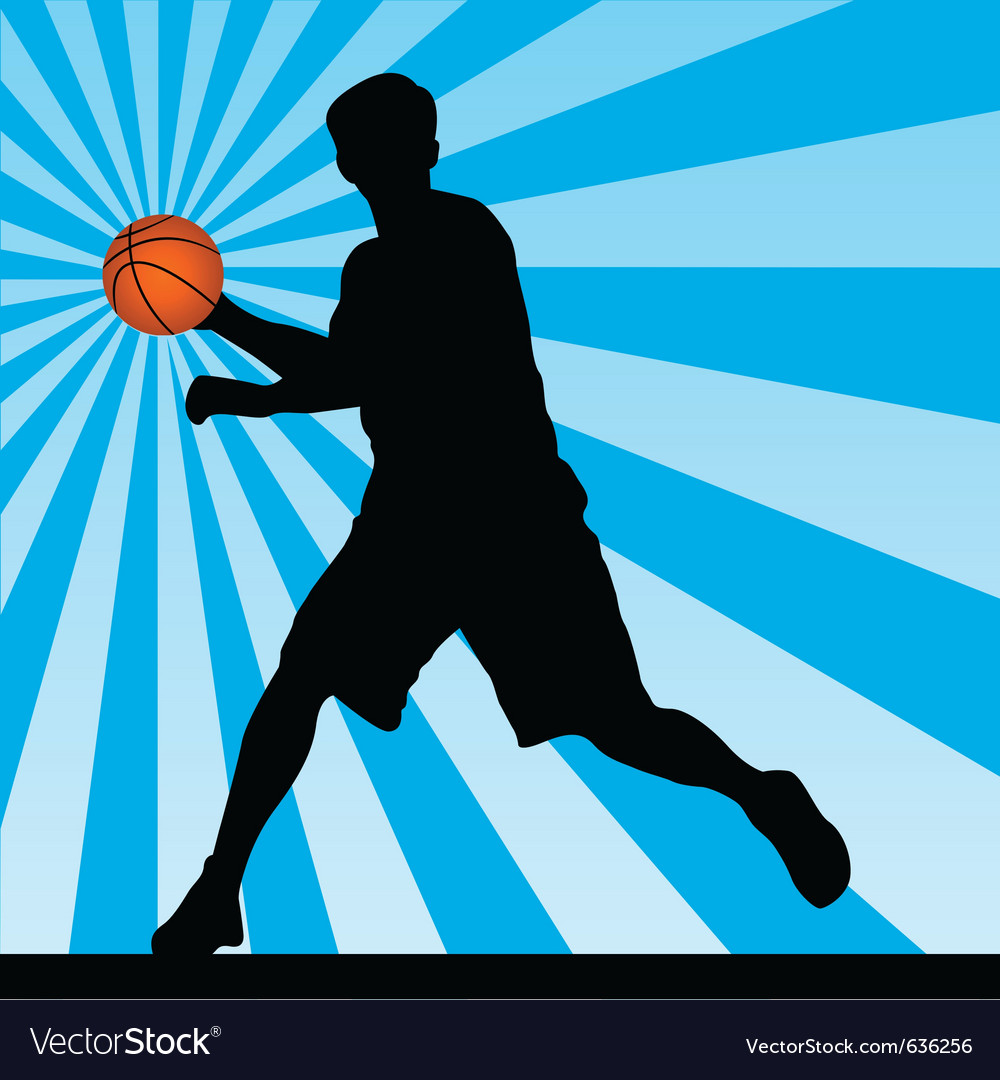 Basketball player Royalty Free Vector Image - VectorStock