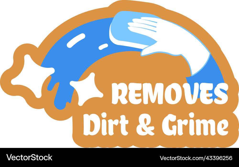 Ecological detergent for cleaning removes dirt Vector Image
