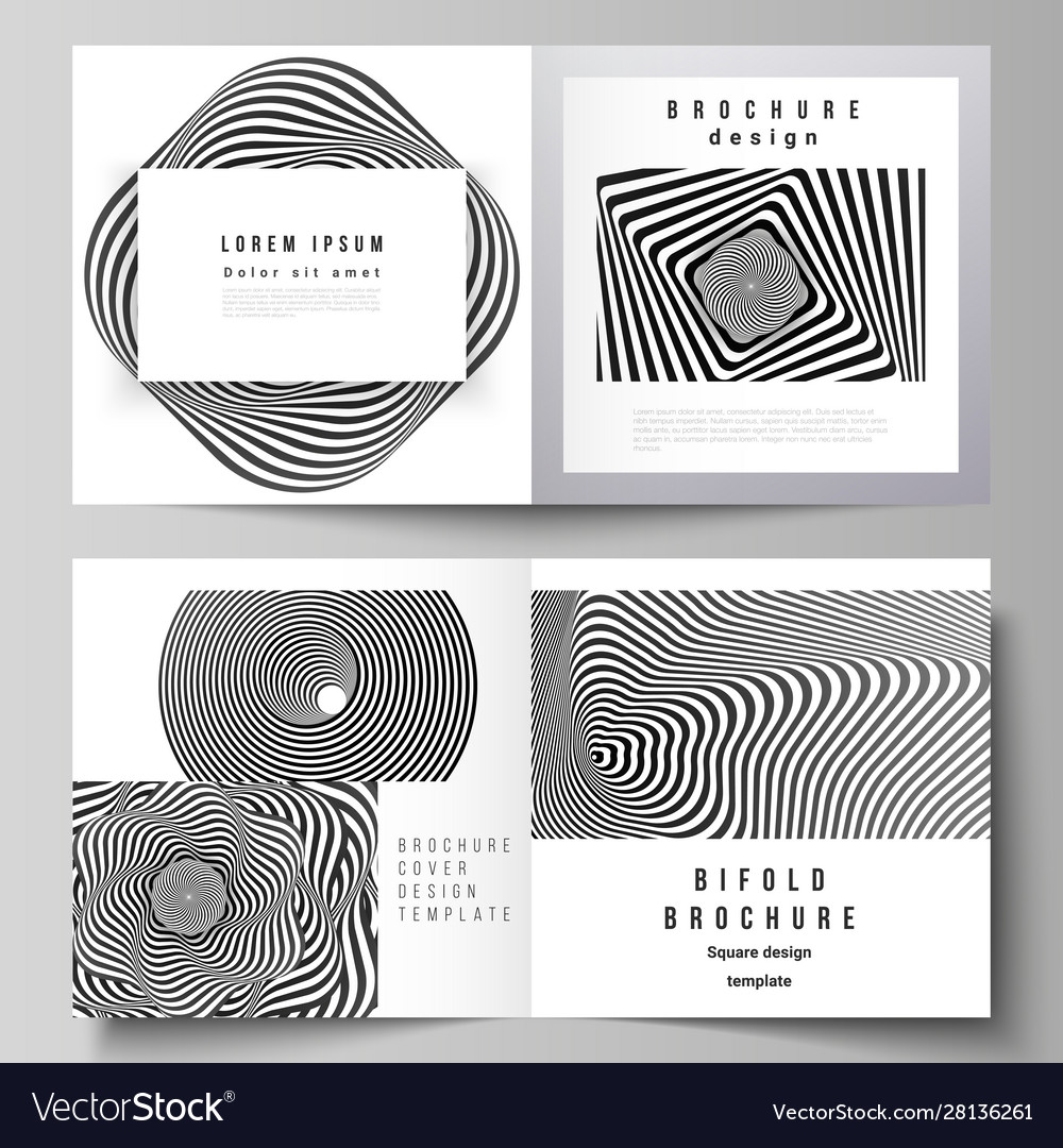 Layout two covers templates Royalty Free Vector Image