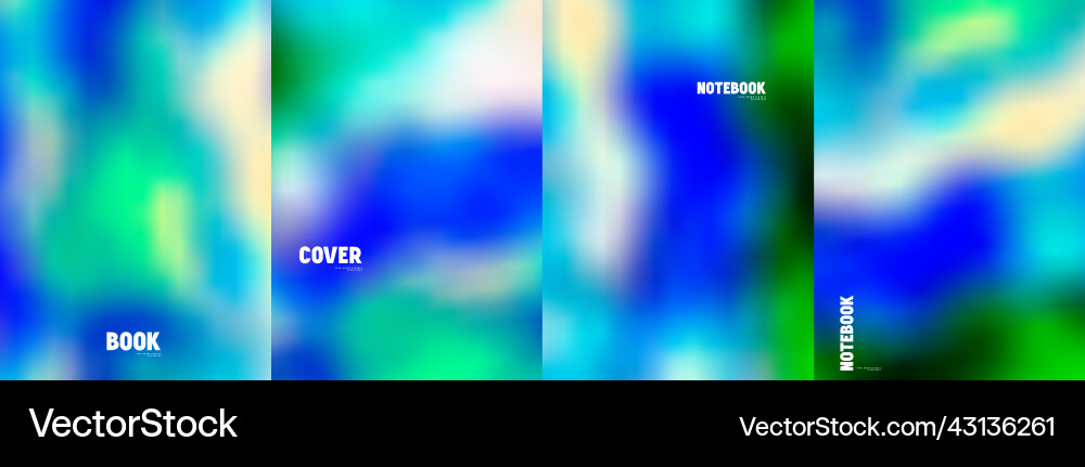 Set of cover templates Royalty Free Vector Image