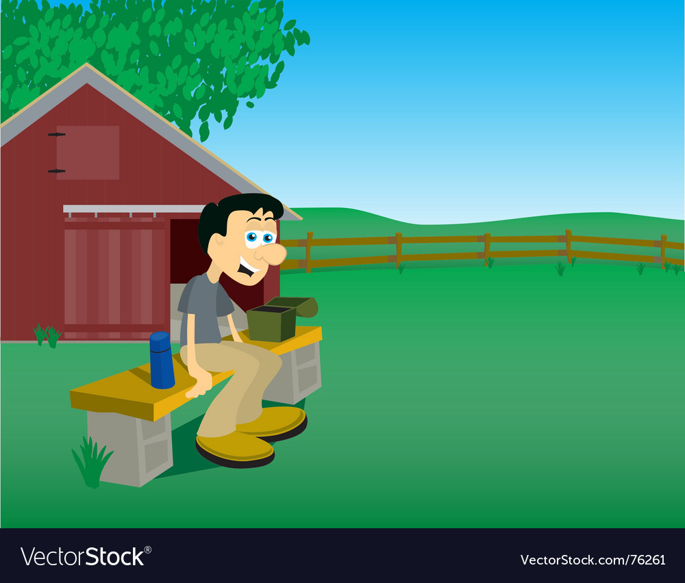 Taking a break Royalty Free Vector Image - VectorStock