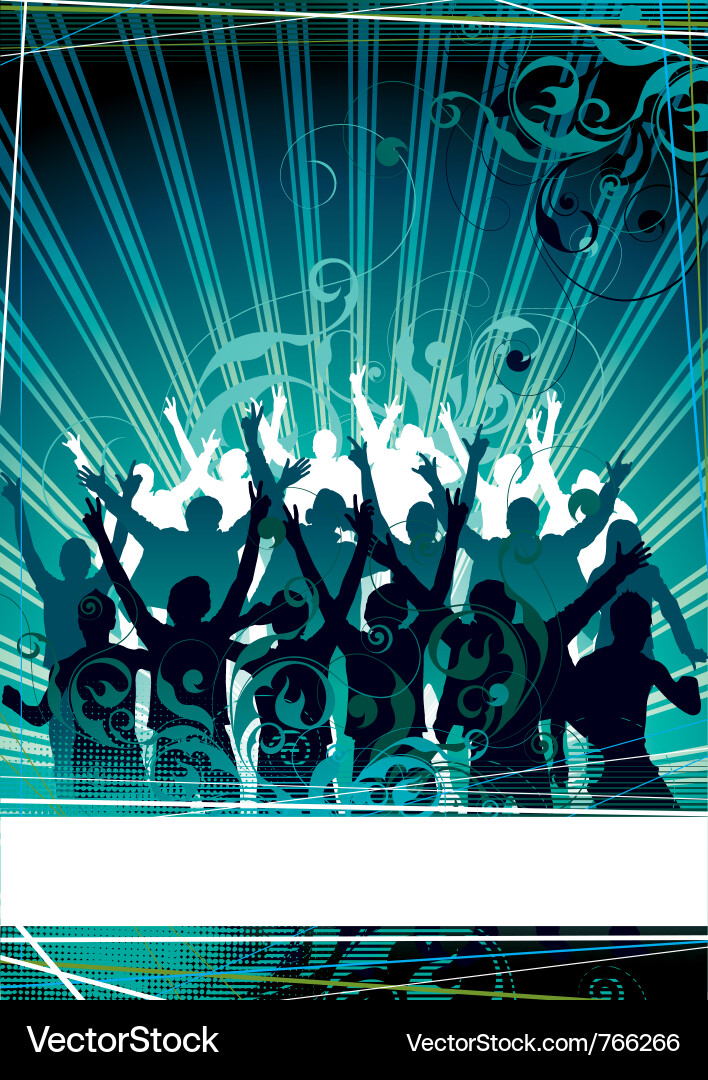 Party in the city Royalty Free Vector Image - VectorStock