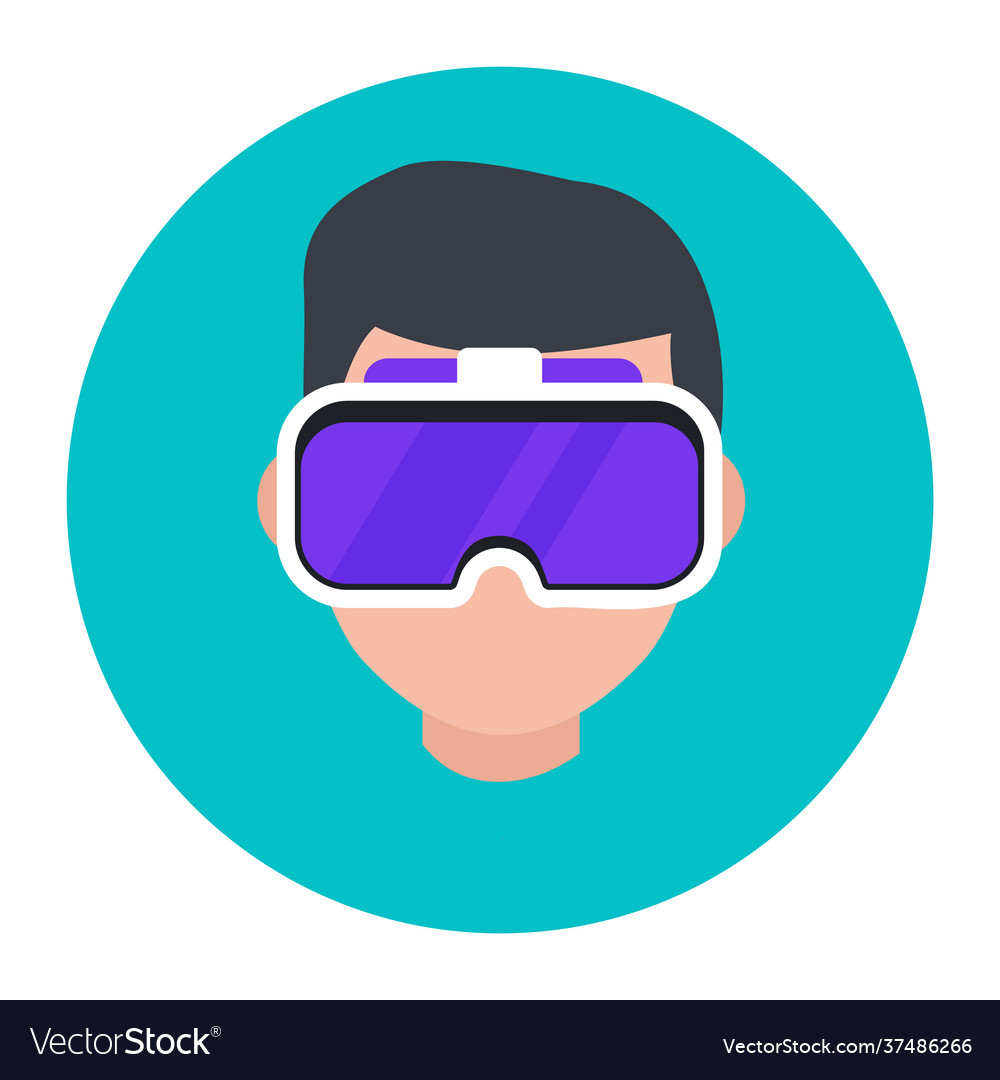 Vr headset Royalty Free Vector Image - VectorStock