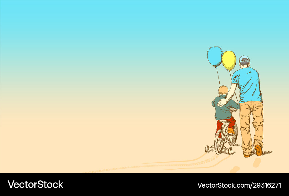 Happy family concept Royalty Free Vector Image