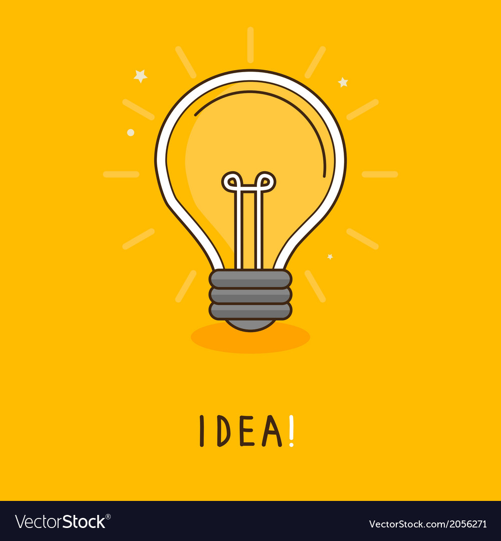 Idea concept Royalty Free Vector Image - VectorStock