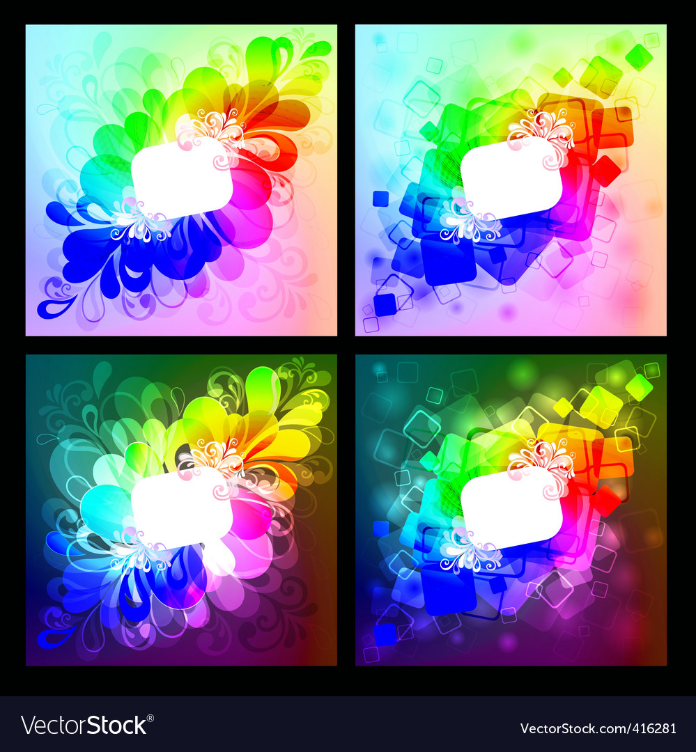 Abstract backgrounds Royalty Free Vector Image