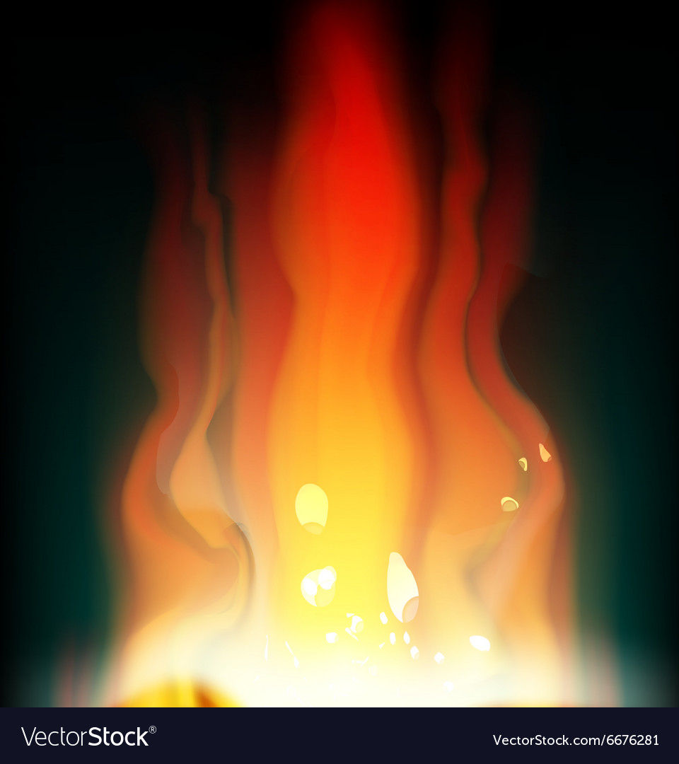 Fire background Royalty Free Vector Image - VectorStock