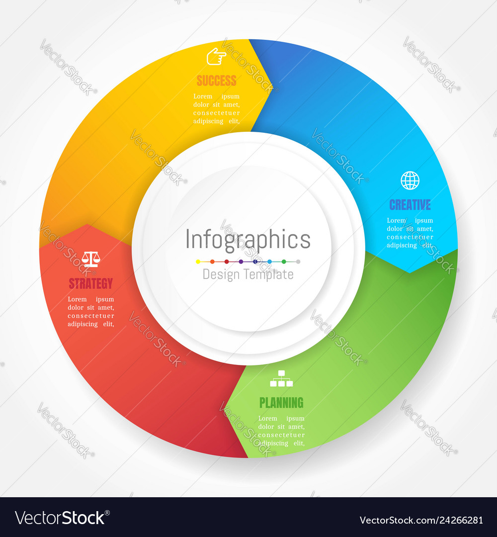 Infographic design elements for your business Vector Image