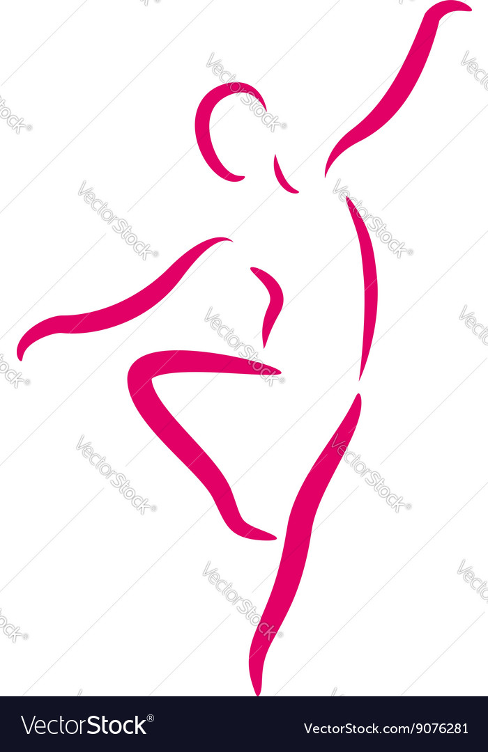 Jazz dance performance Royalty Free Vector Image