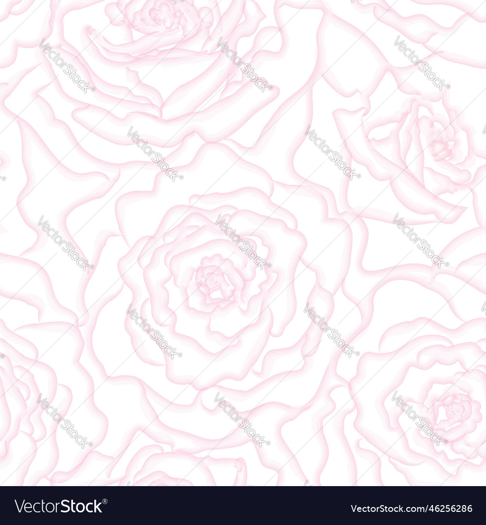 Abstract seamless floral pattern with flowers Vector Image