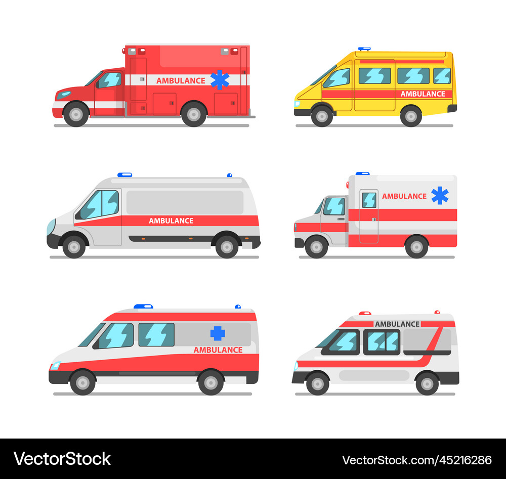Ambulance as medically equipped vehicle for Vector Image