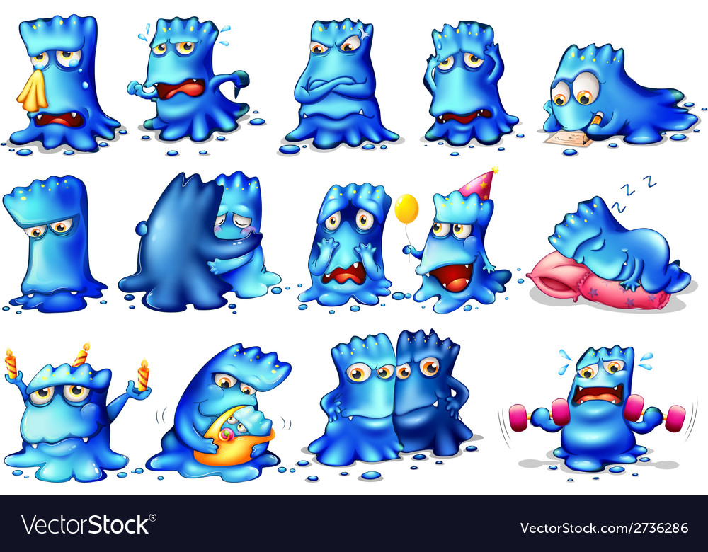 Monsters Royalty Free Vector Image - VectorStock