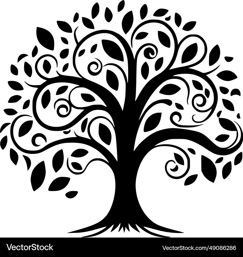 Tree - high quality logo - ideal for t-shirt Vector Image