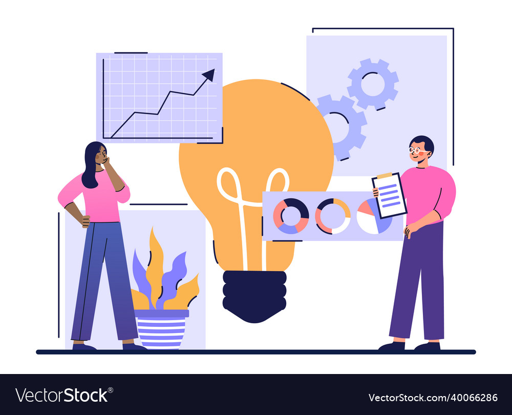 Vision statement concept Royalty Free Vector Image