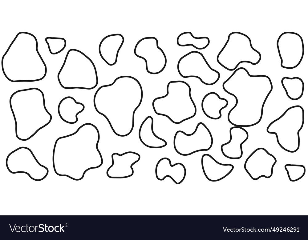 Cow seamless pattern Royalty Free Vector Image