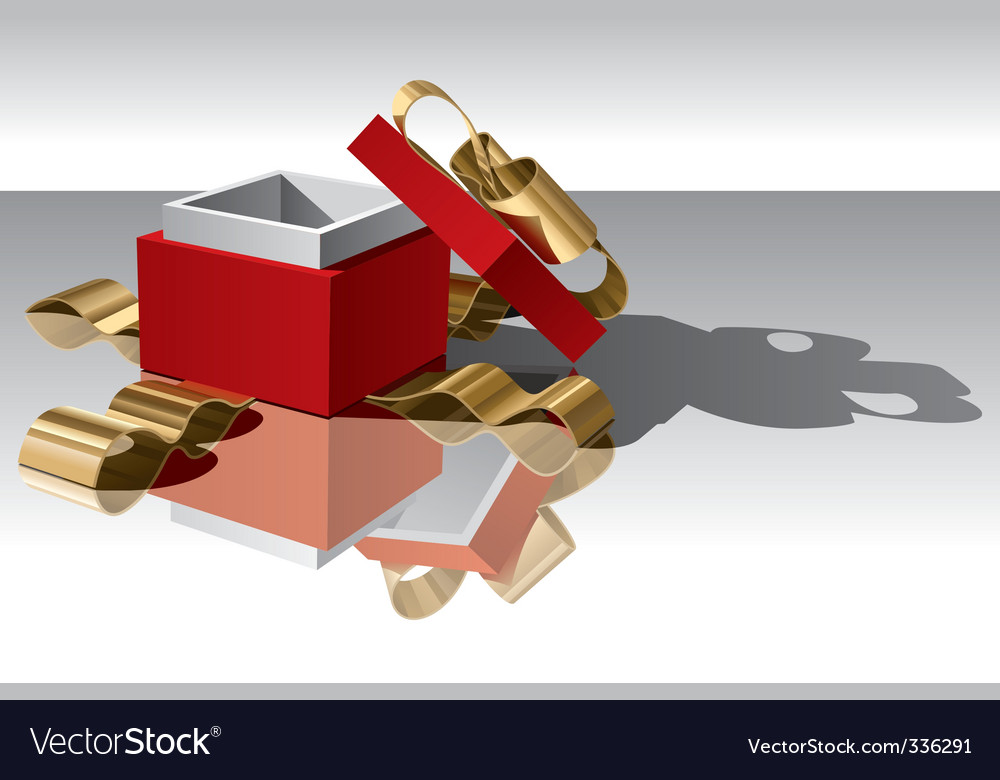 Gift box Royalty Free Vector Image - VectorStock
