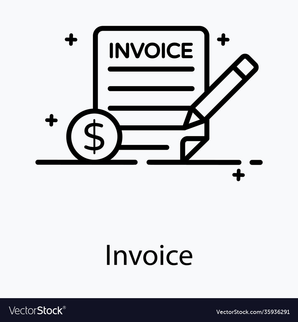 Invoice Royalty Free Vector Image - VectorStock