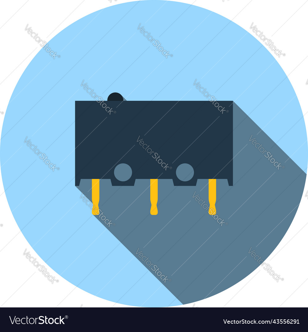 Micro button icon Royalty Free Vector Image - VectorStock