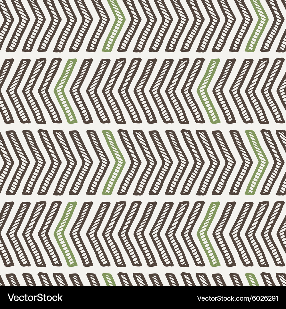 Seamless texture of hand-drawn arrows Royalty Free Vector
