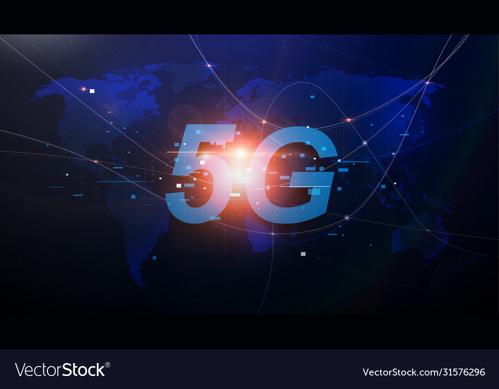 5g new generation networks high-speed internet Vector Image 5g new generation networks high-speed internet Vector Image