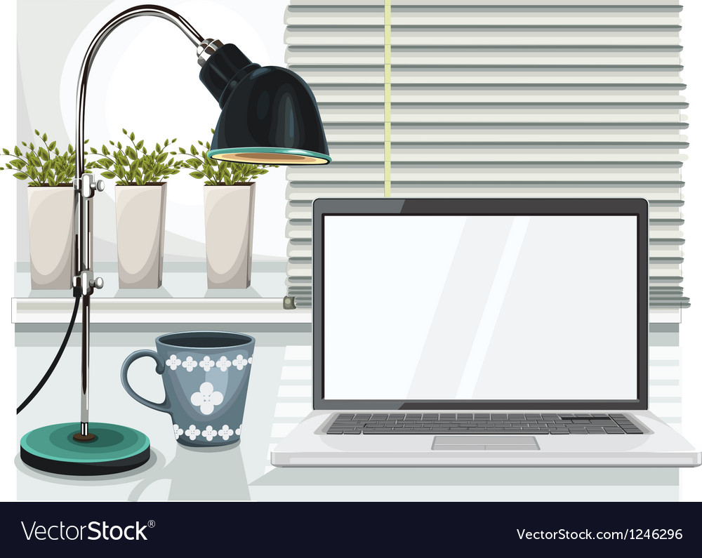 Desktop Royalty Free Vector Image - VectorStock