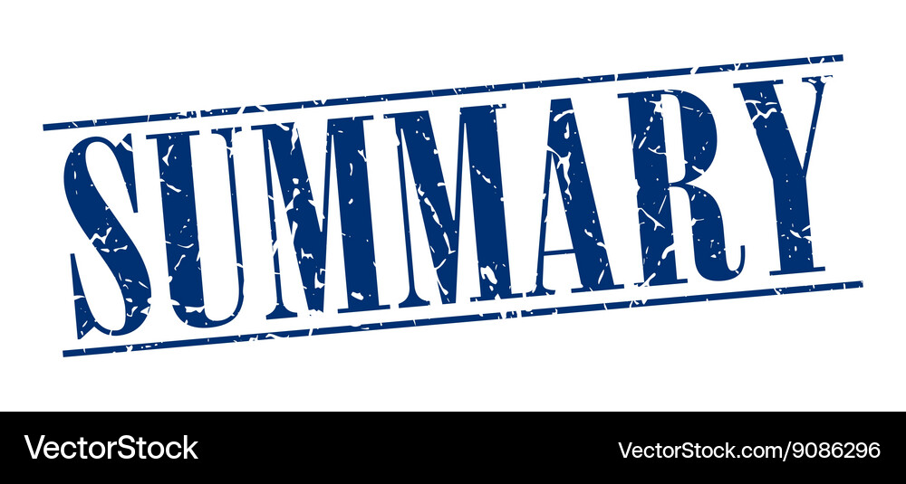 Summary blue grunge vintage stamp isolated Vector Image