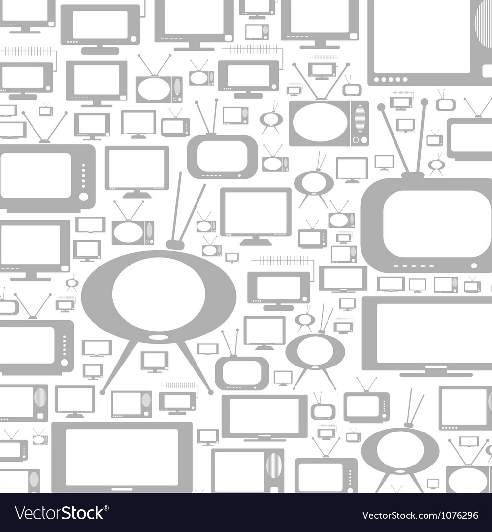 TV Screen Pattern Background Royalty Free Vector Image