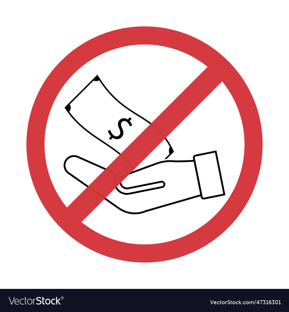 Corruption logo Royalty Free Vector Image - VectorStock