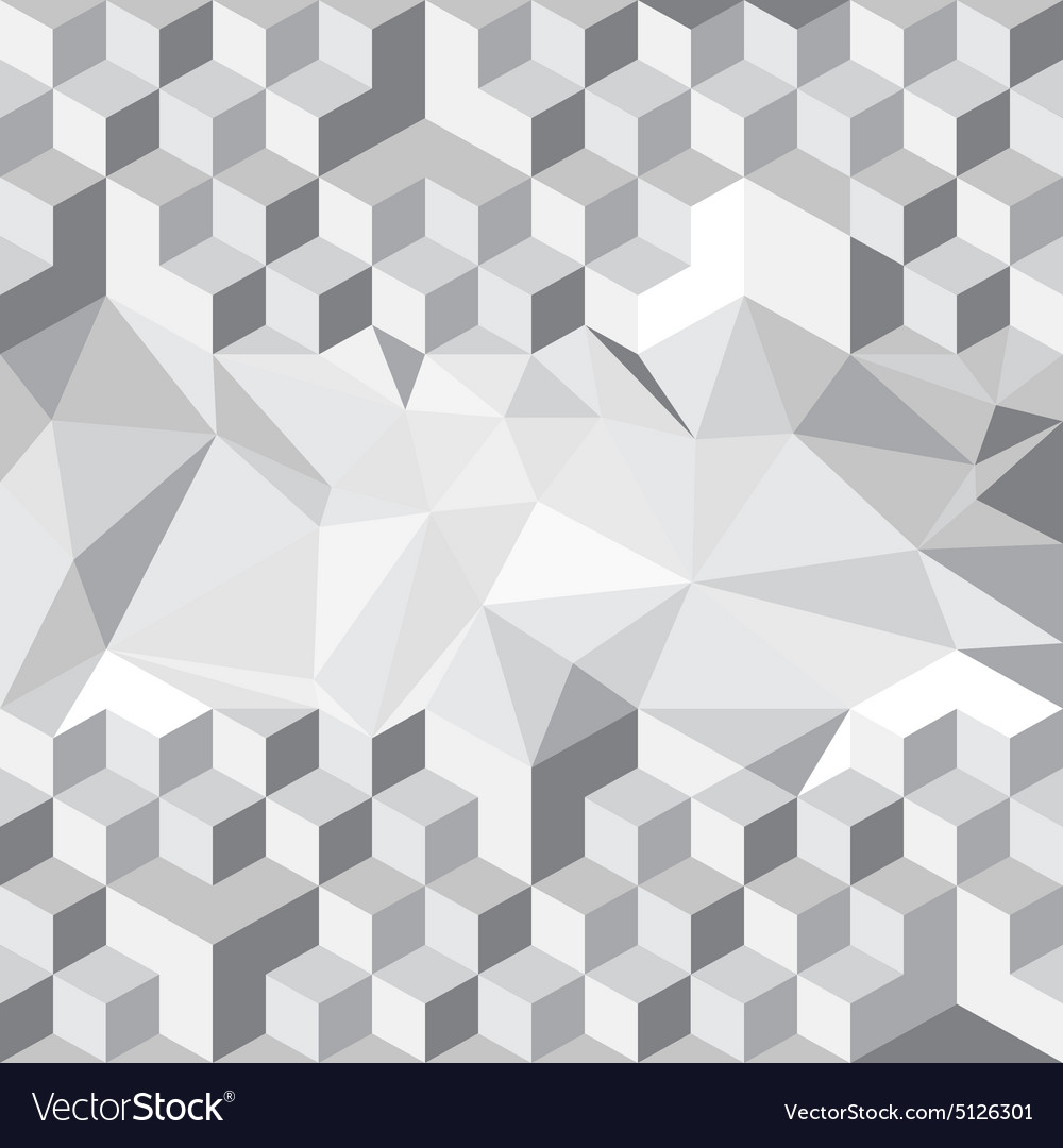 Cube seamless pattern Royalty Free Vector Image