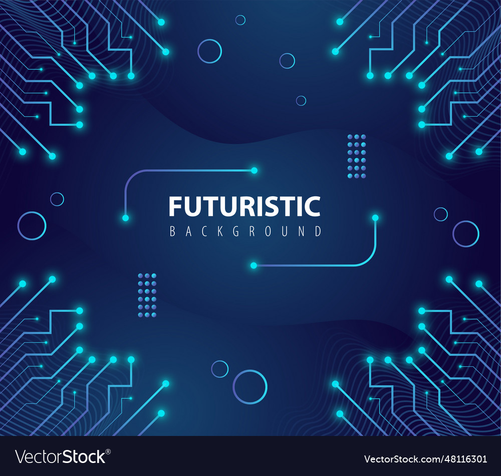 Futuristic technology Royalty Free Vector Image
