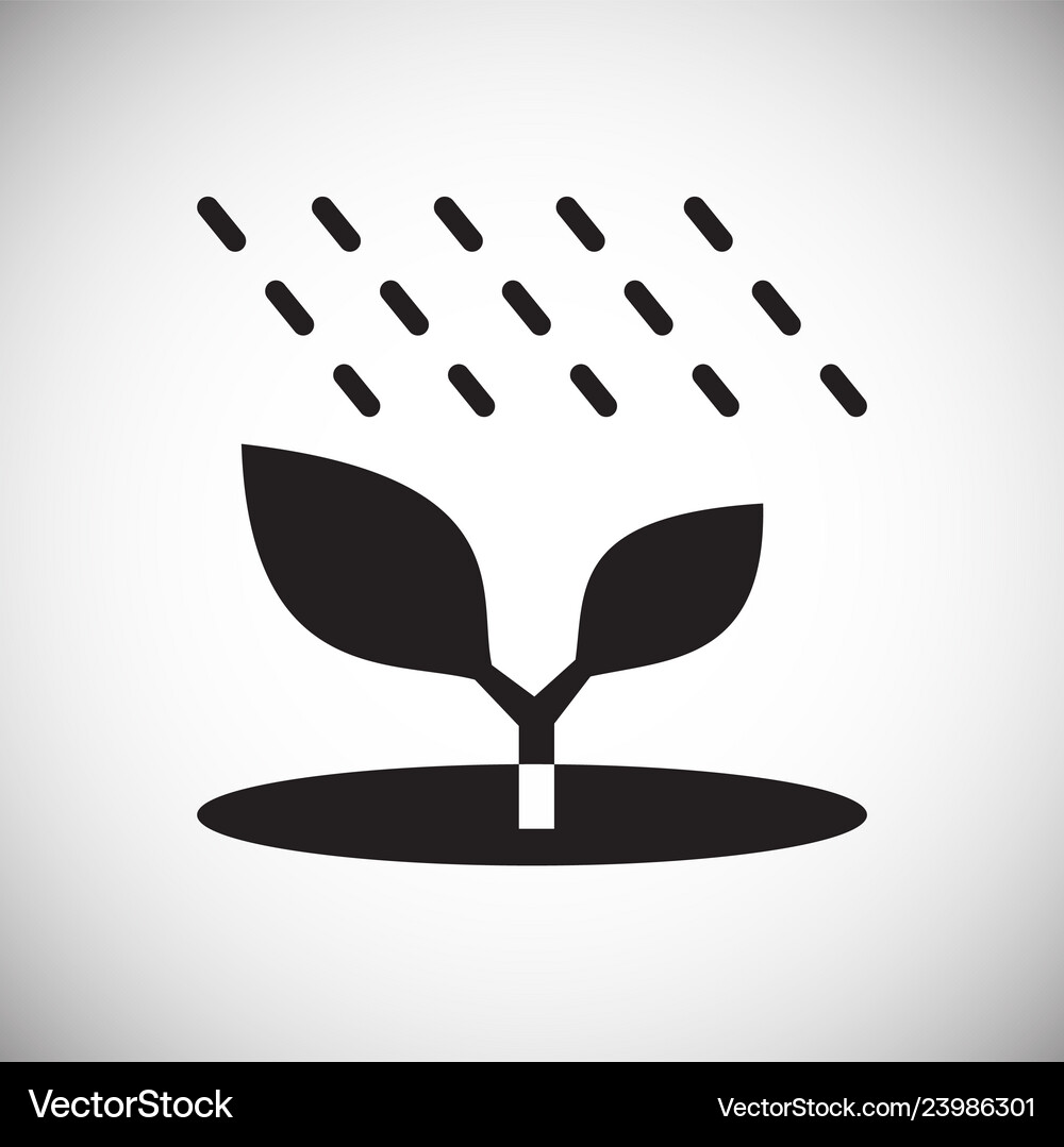 Grow icon on white background for graphic and web Vector Image