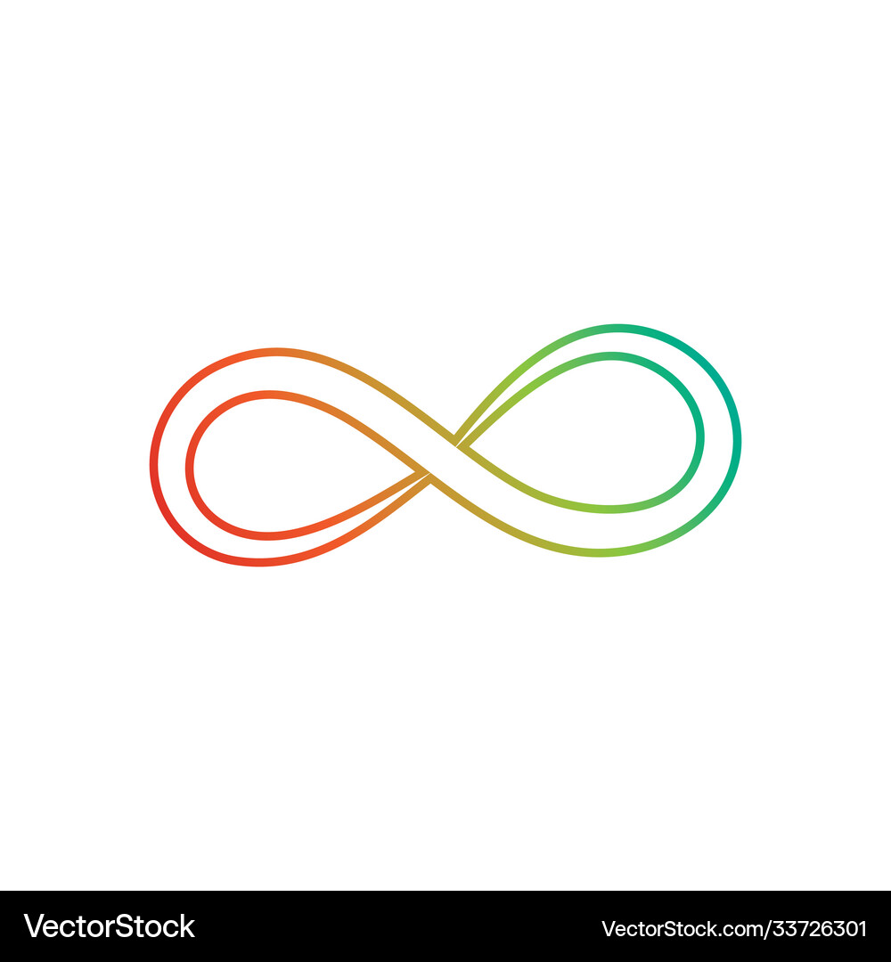 Infinity design Royalty Free Vector Image - VectorStock