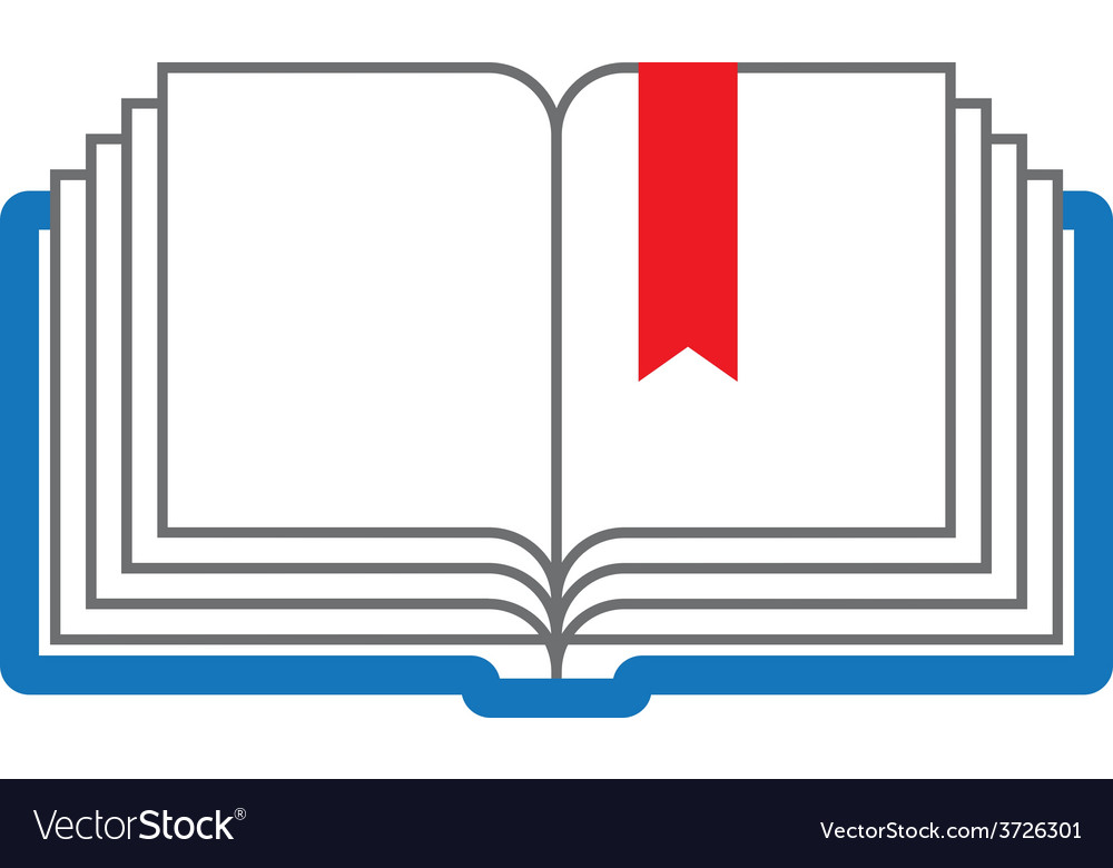 Open book Royalty Free Vector Image - VectorStock