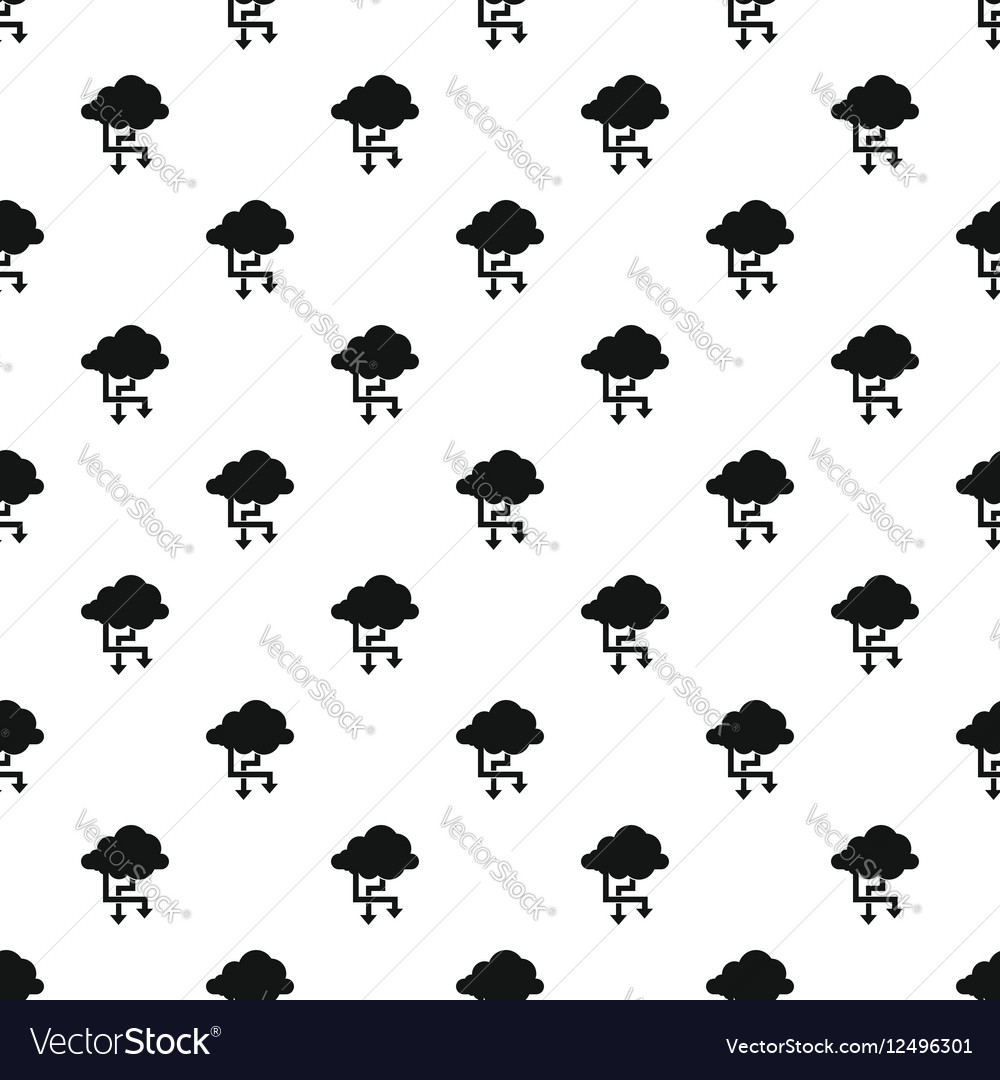 Storing files in cloud pattern simple style Vector Image Storing files in cloud pattern simple style Vector Image