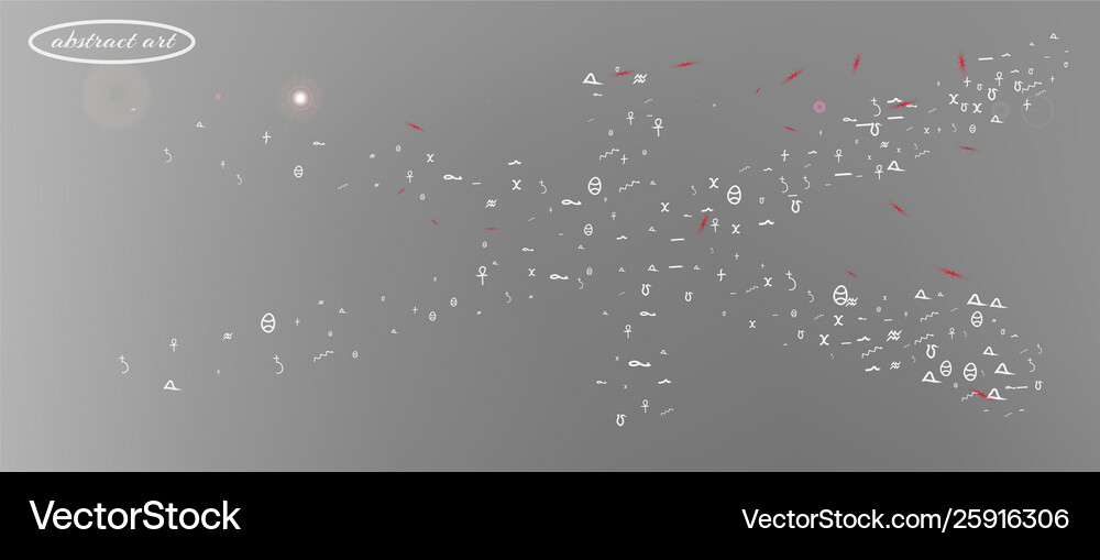 Colorful abstract ultra wide space background Vector Image