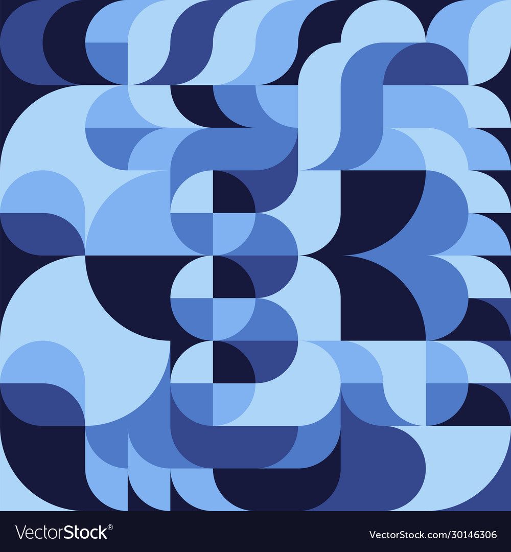 Pattern geometric elements in a modern Royalty Free Vector