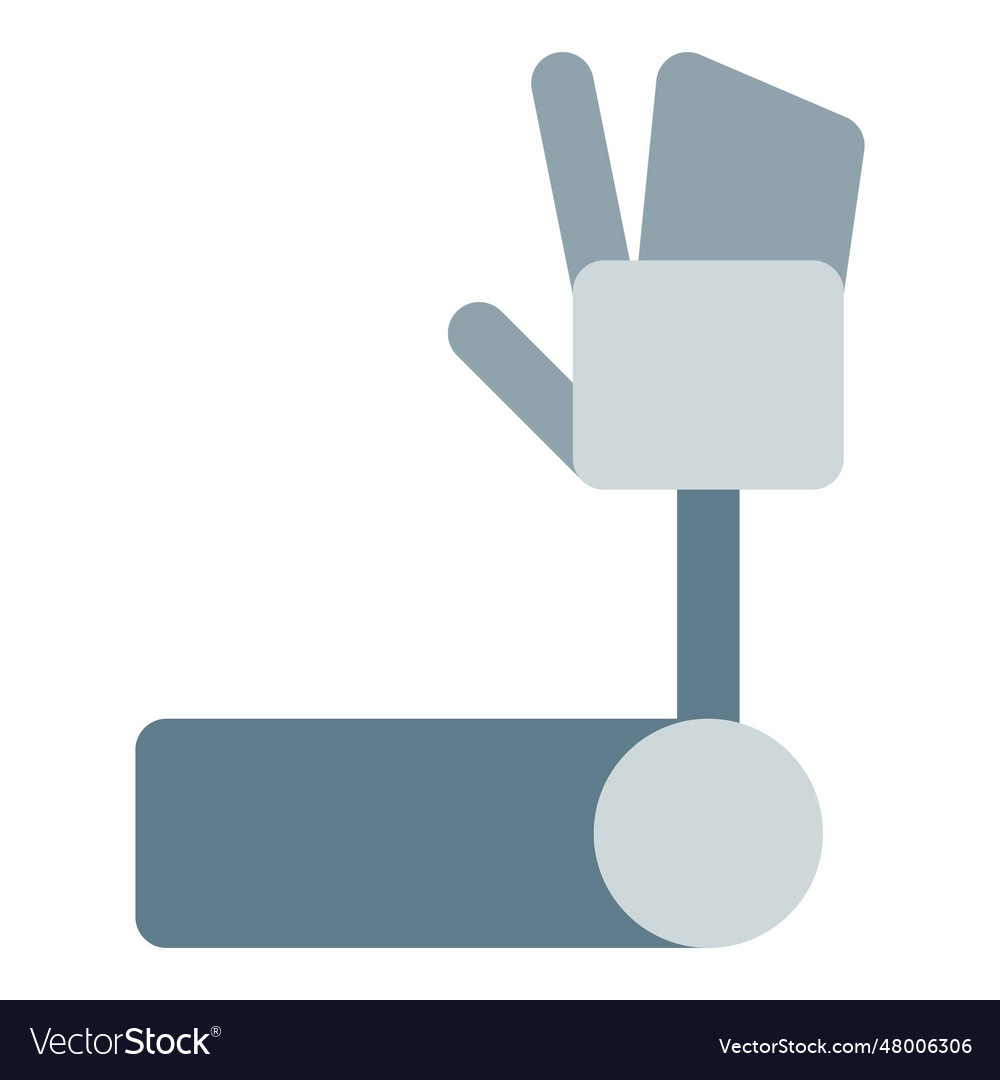 Prosthetic arm functions through implanted Vector Image