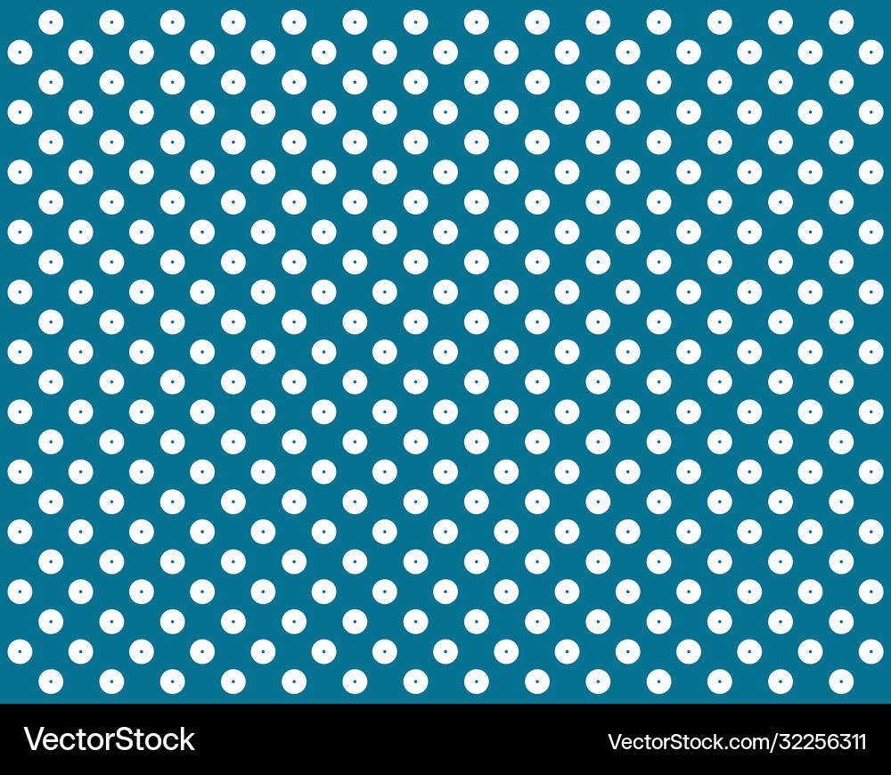 Blue polka dots pattern holiday colorful vintage Vector Image