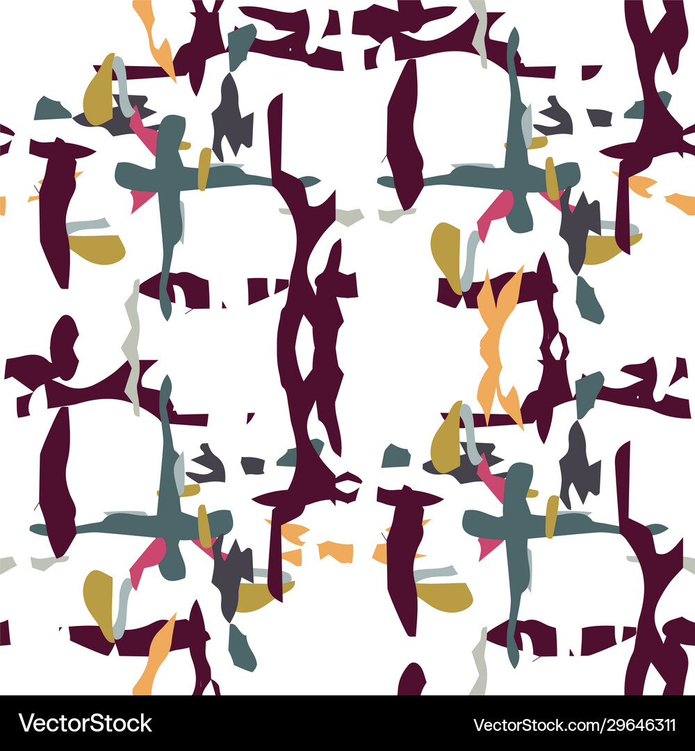 Ikat tie dye batik hand drawn ornament Royalty Free Vector