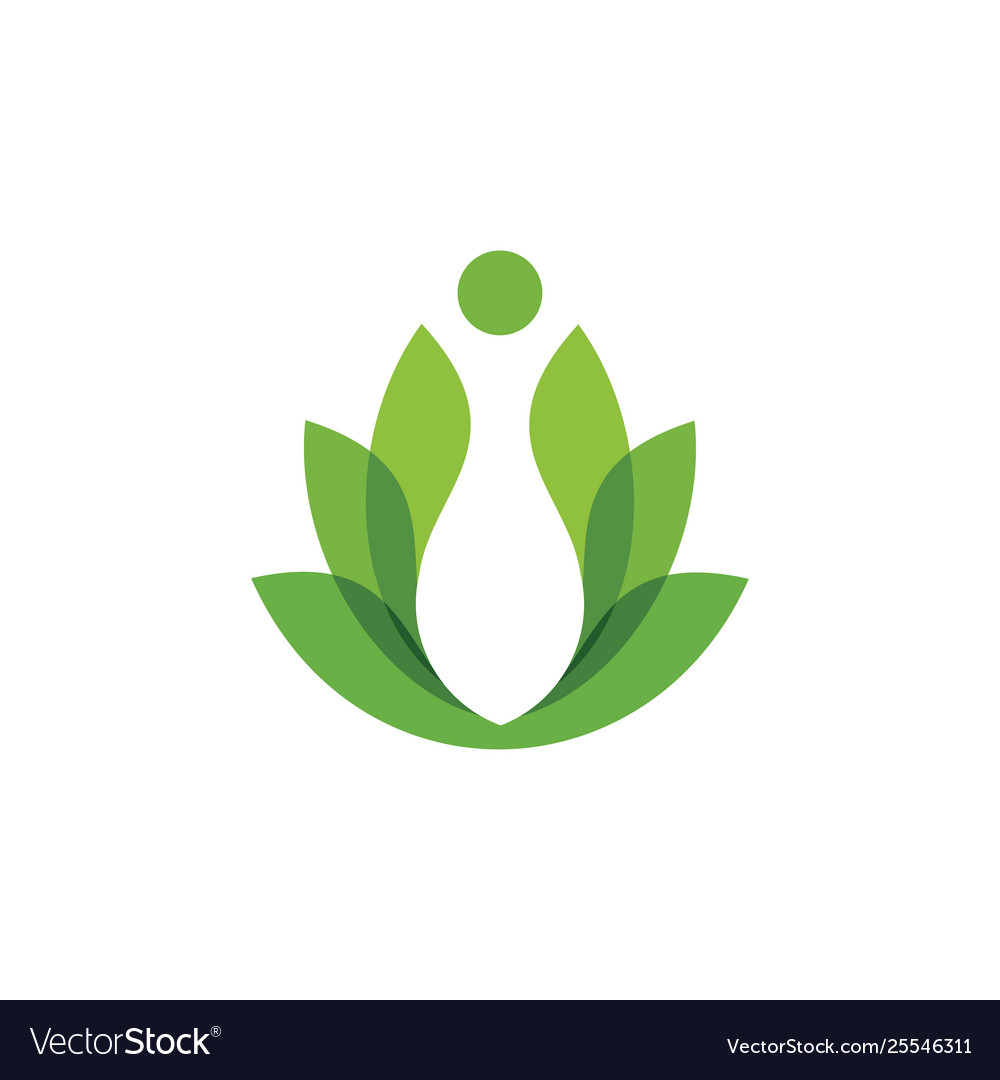 Leaf logo template Royalty Free Vector Image - VectorStock