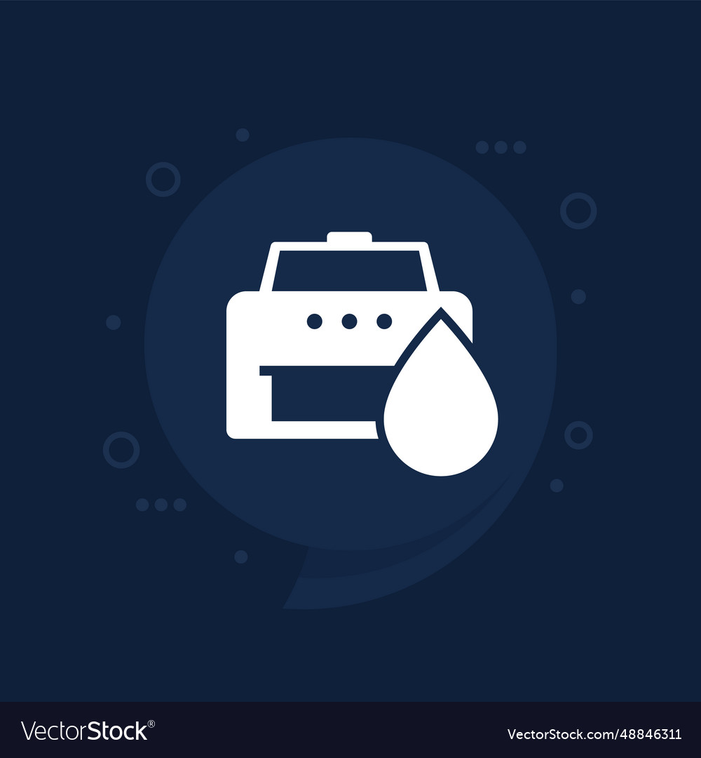 Printer ink icon for web Royalty Free Vector Image